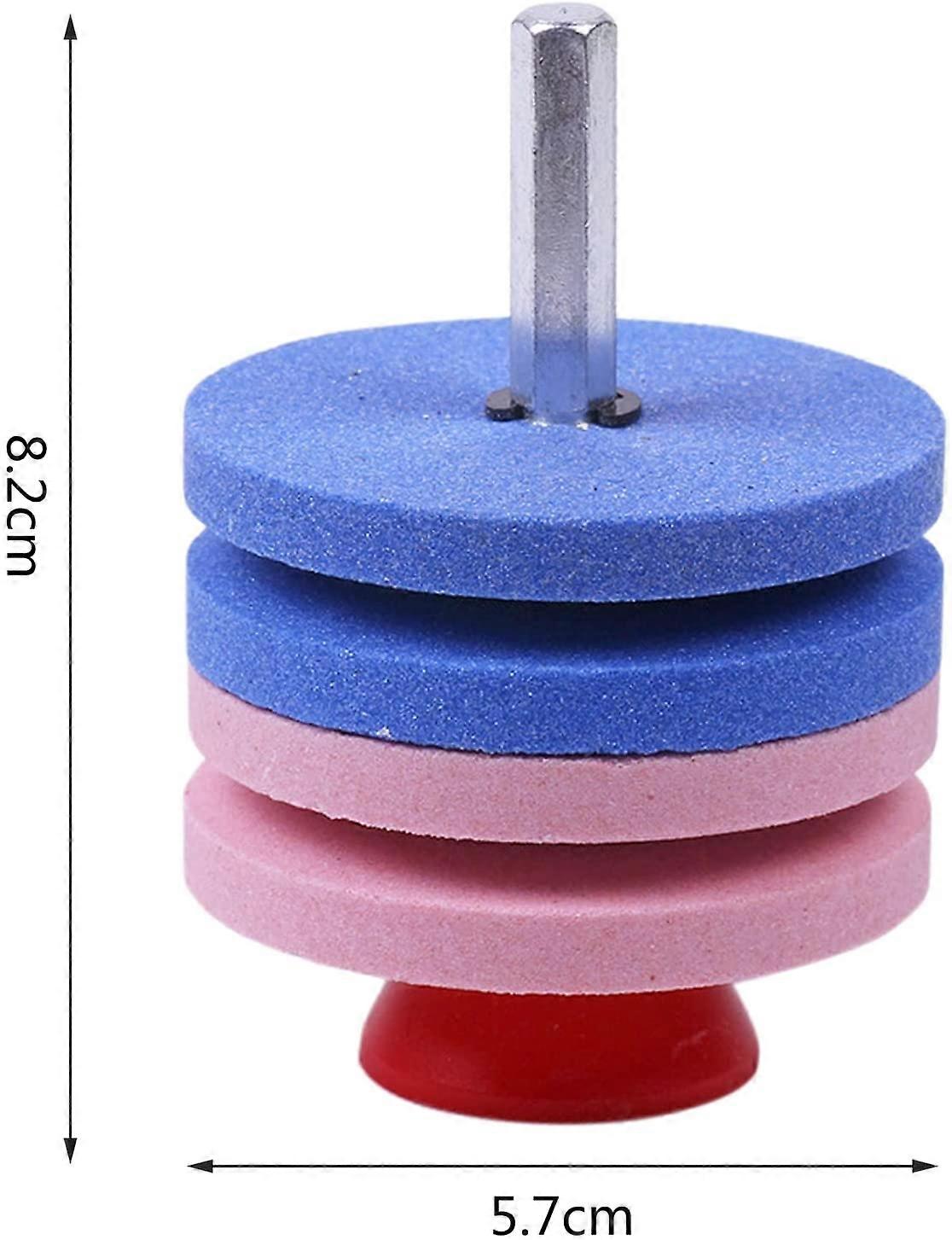 Four-Layer Lawn Mower,Whetstone Wear-Resistant Sharpener Universal Lawn ...