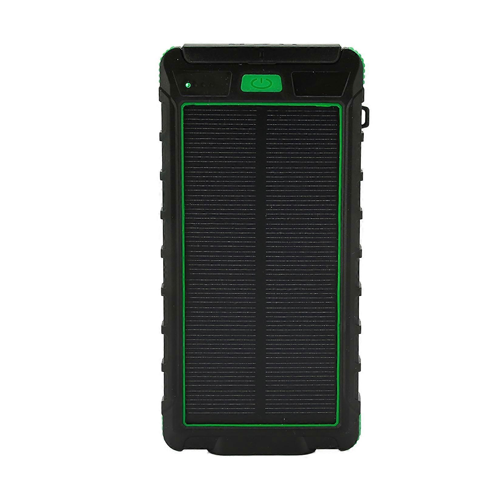 bærbar solcelle telefon oplader 20000mah sol powerbank med kompas og ...