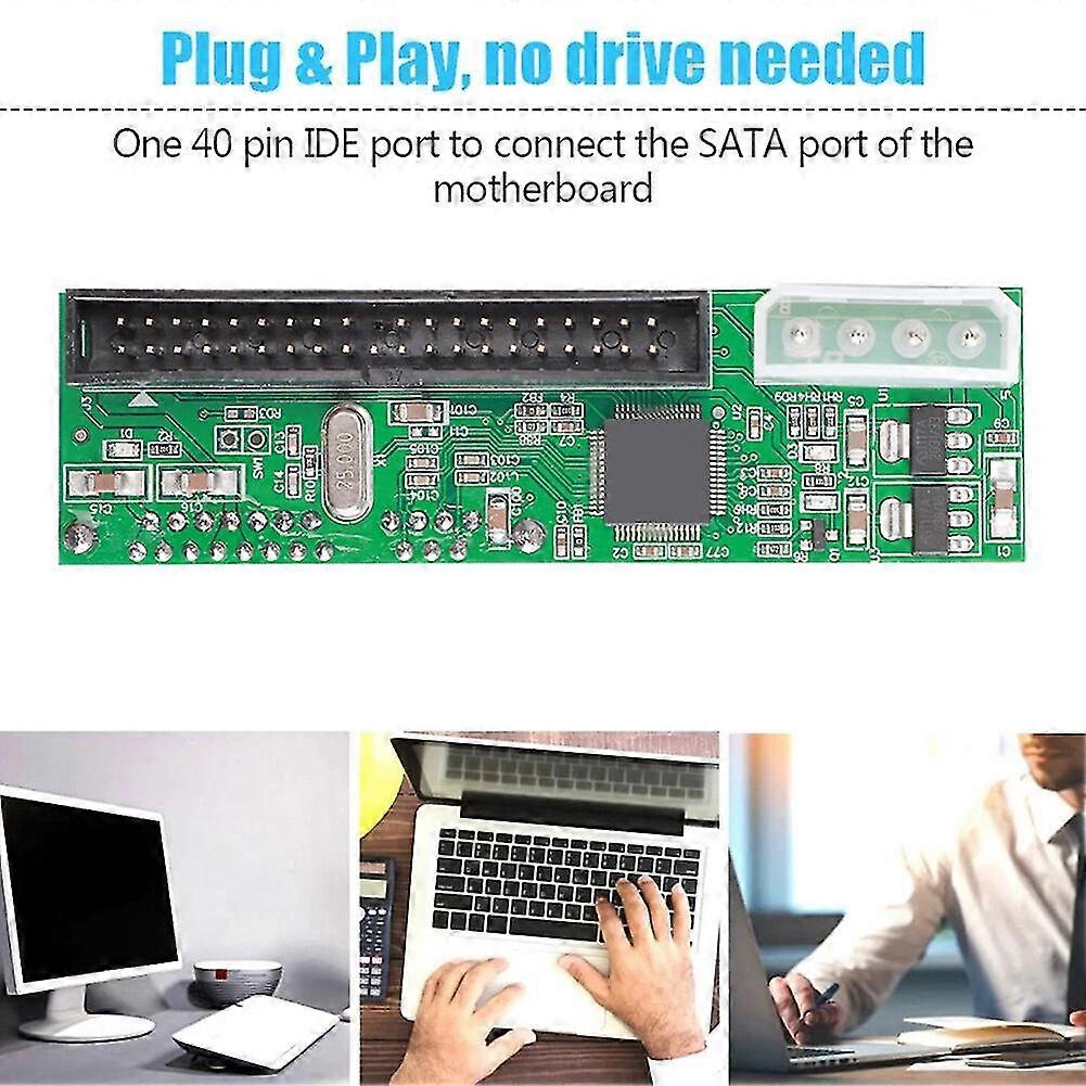 PATA to SATA Adapter Card IDE to SATA Card SATA to PATA 40 Pin to ...
