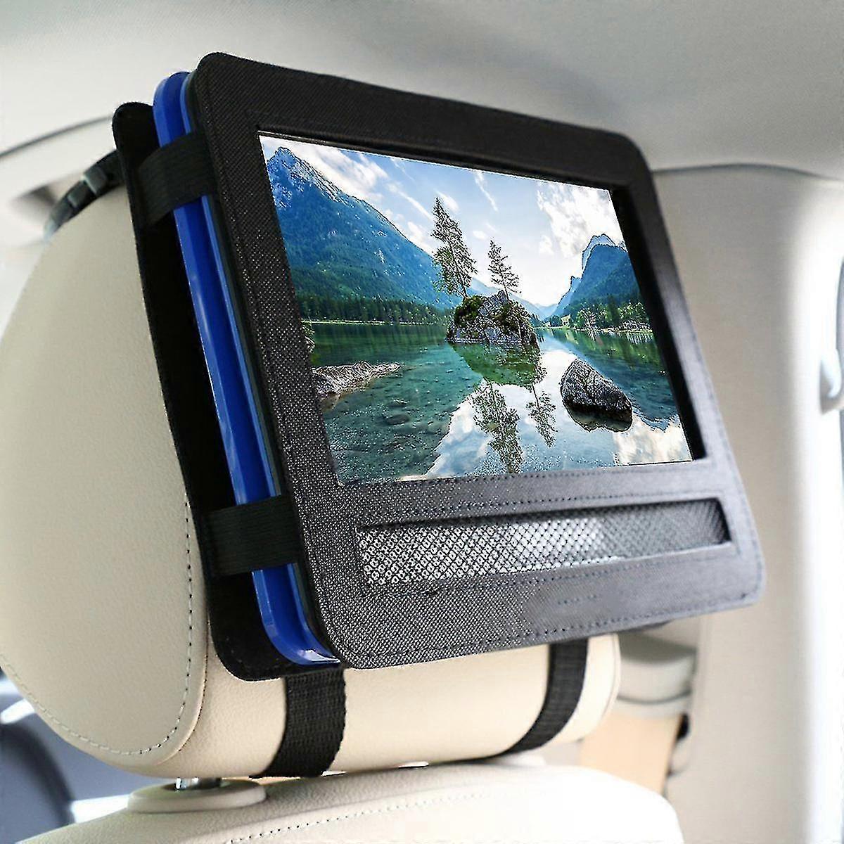 10' Dvd Player Cover Case Holder Car Seat Headrest Mount Portable Black ...