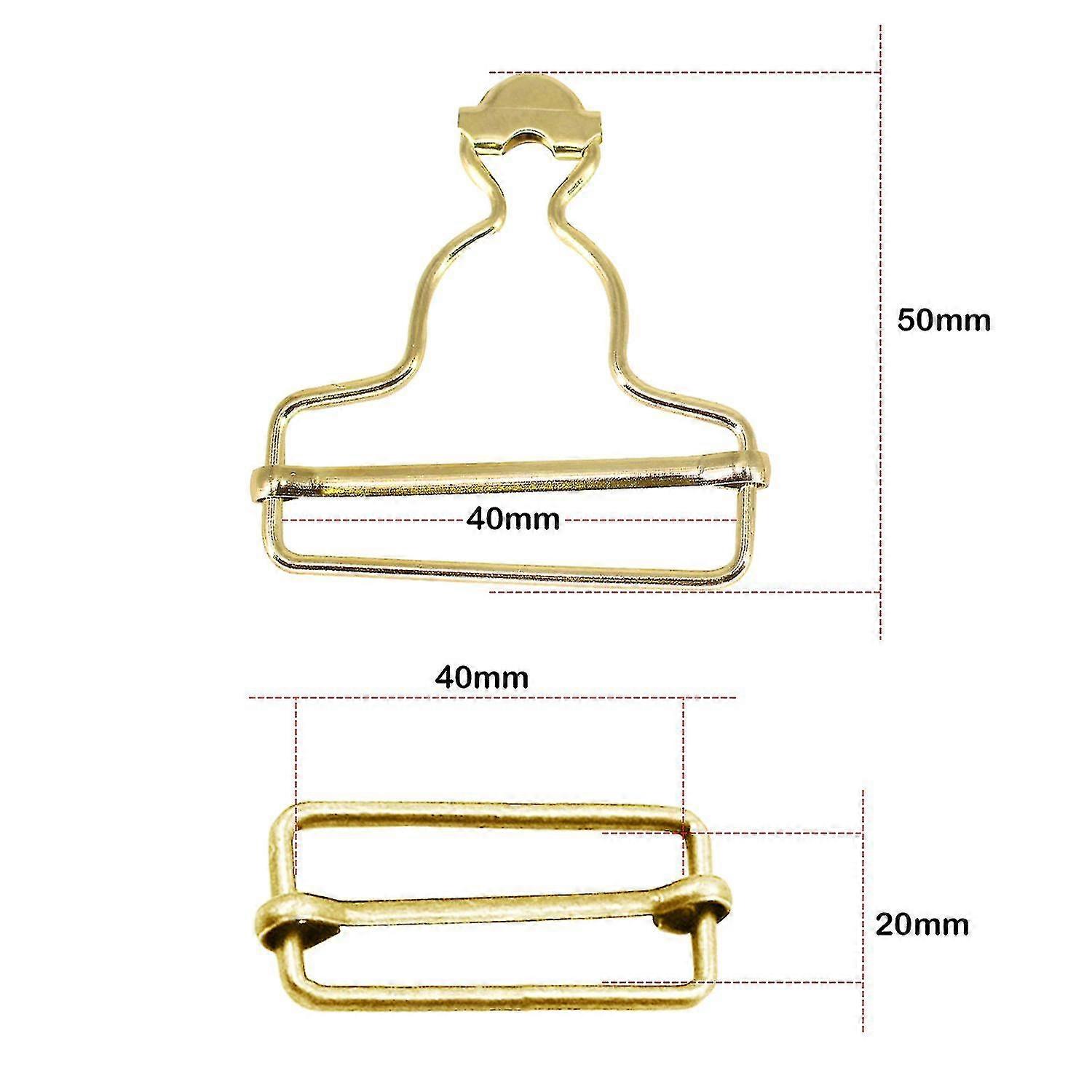 Dungaree Buckle Adjustable Slider Clips With Jeans Buttons | Fruugo UK