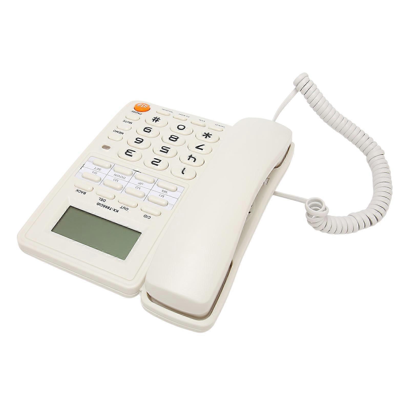 Corded Phone Landline Telephone Big Button Wired Phone for Household ...