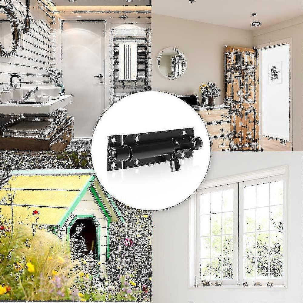 1pcs 3 In Bolts Security Slide Latch Lock Barrel Bolt Strong Aluminum ...
