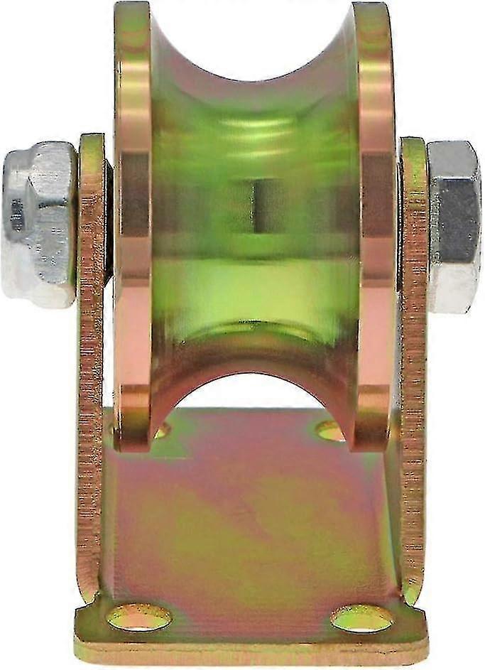 2 Pcs Sliding Gate Caster 50mm, Steel Casters with U Groove, U Groove ...