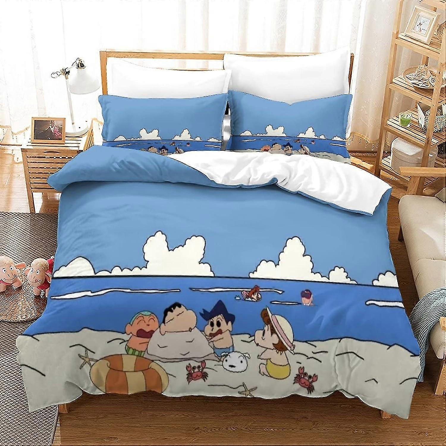 o4369 Bed Sheets Crayon Shin-chan Bedding Duvet Cover Set 3D Printed ...
