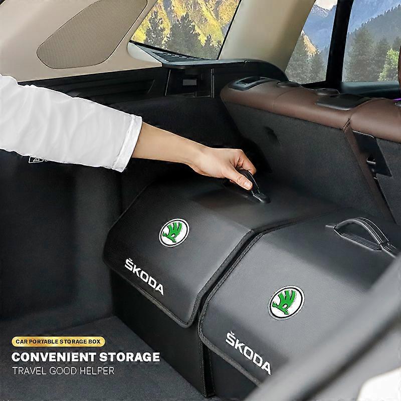 Car Trunk Organizer Box Foldable Storage Tidying Bag Accessories For ...