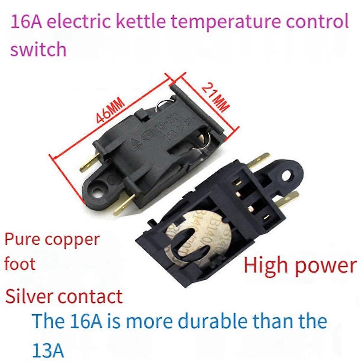 10 Pcs Electric Kettle Steam Pressure Jump Switch 16A Kettle Power ...