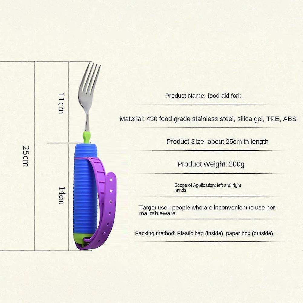 Auxiliary Rehabilitation Training Equipment Shaking Hands Food Aid Tableware Stroke Assisted ...