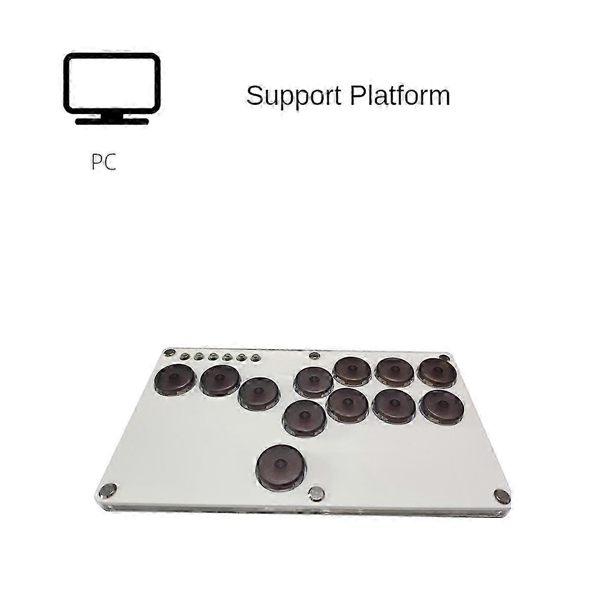 12key Joystick Keyboard Arcade Stick Controller For //switch/pc Arcade ...