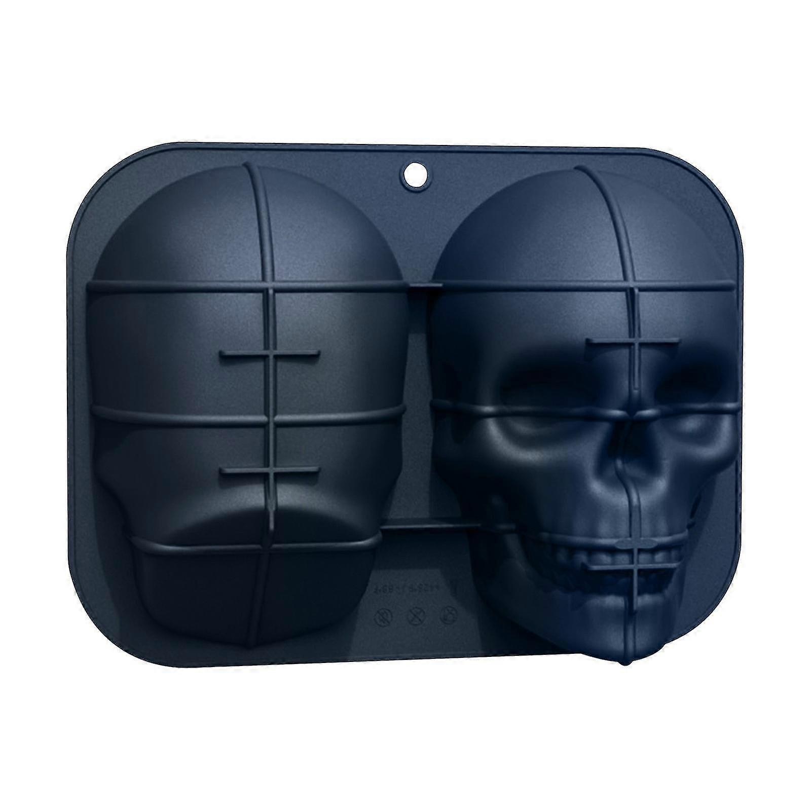 Halloween Decor Large Skull Cake Pan Haunted Skull Baking Cake Molds ...