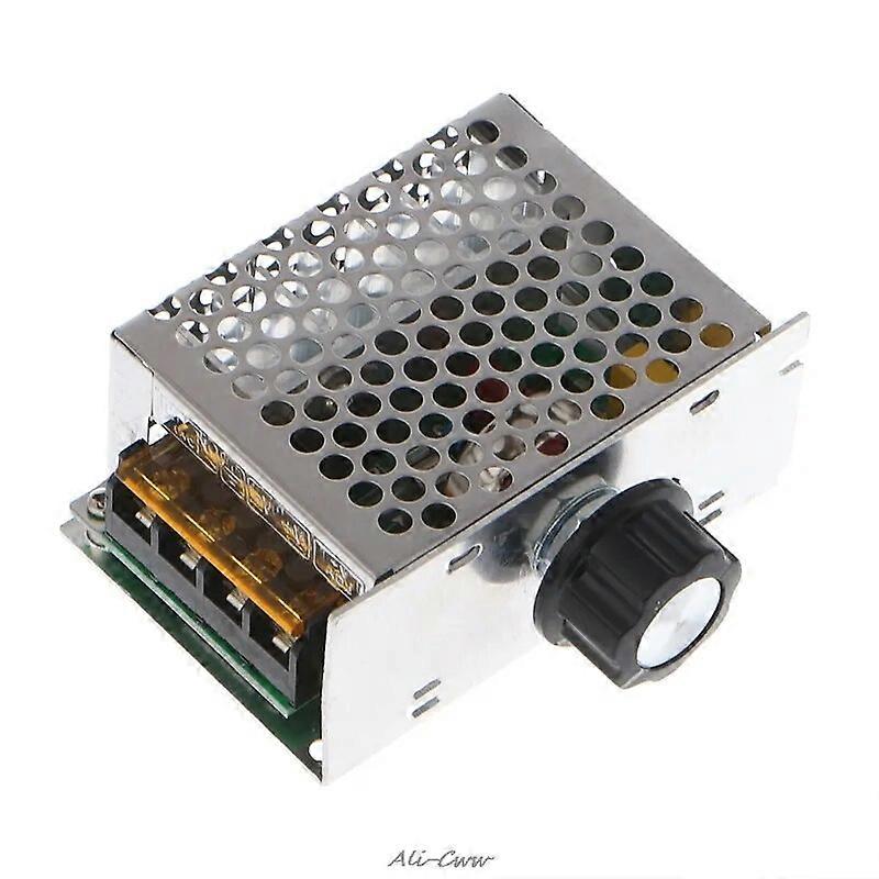 Professional Voltage Regulators 4000W 220V High Power SCR Speed Controller Electronic Voltage ...