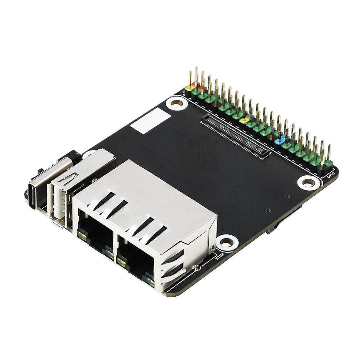 MINI Dual Ethernet CM4 Carrier Board for RPI Compute Module 4 Lite EMMC ...