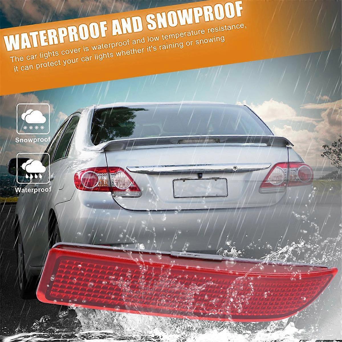 Left+Right Rear Bumper Reflector Light For Toyota RAV4 06-12 | Fruugo UK