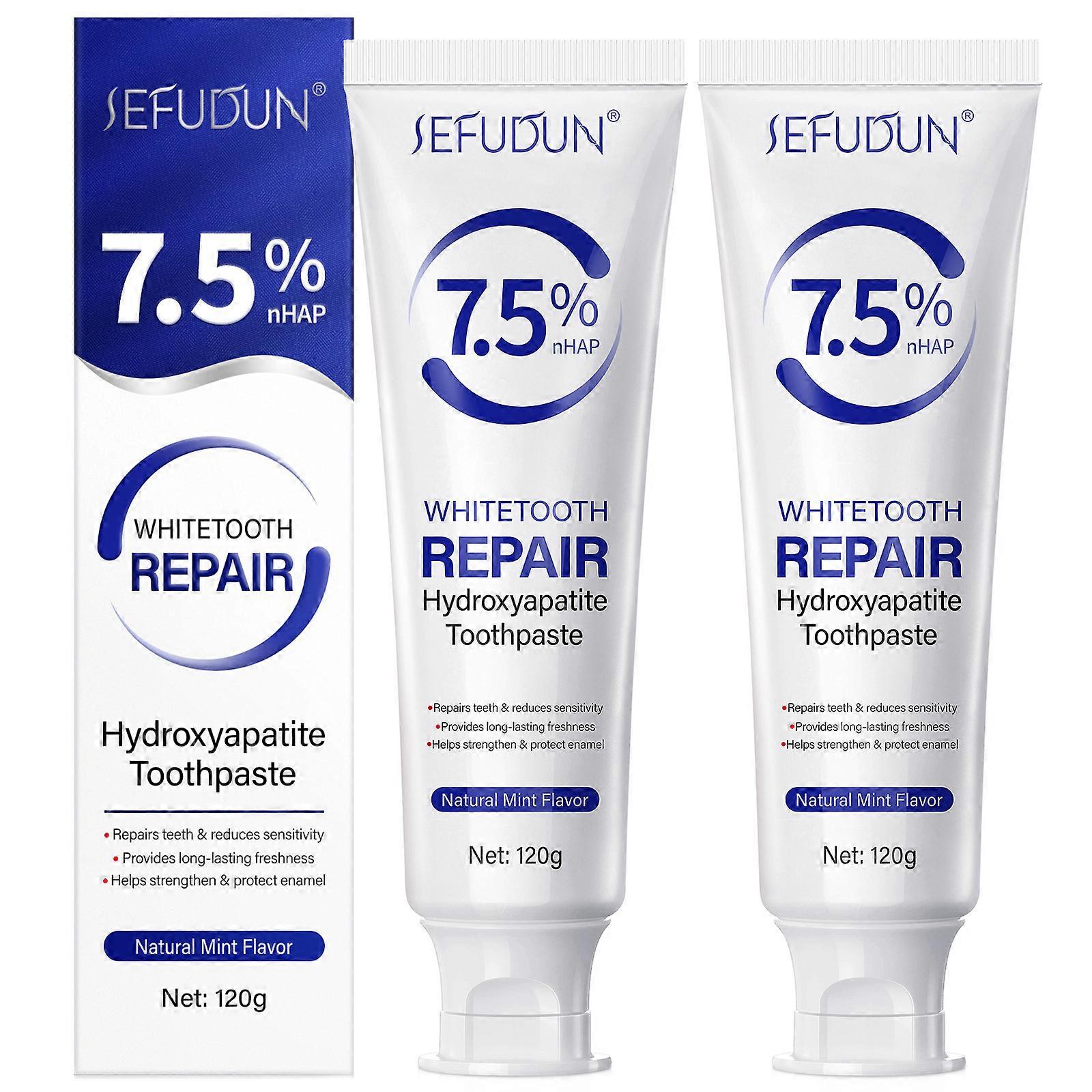 7.5% Hydroxyapatite Toothpastes for Enamel Protection and Tooth ...