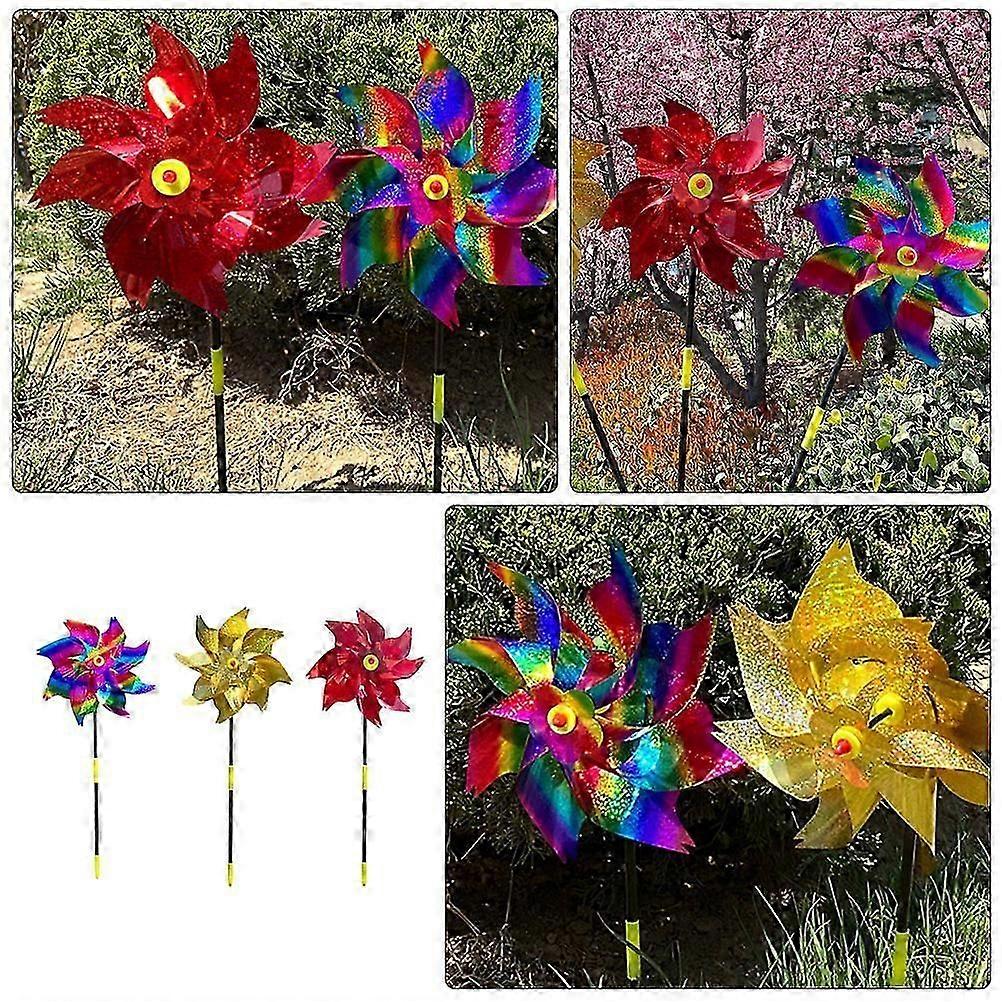 3 PCS Tools Kids Pinwheels Spinners Windmill Device Bird Pinwheels ...