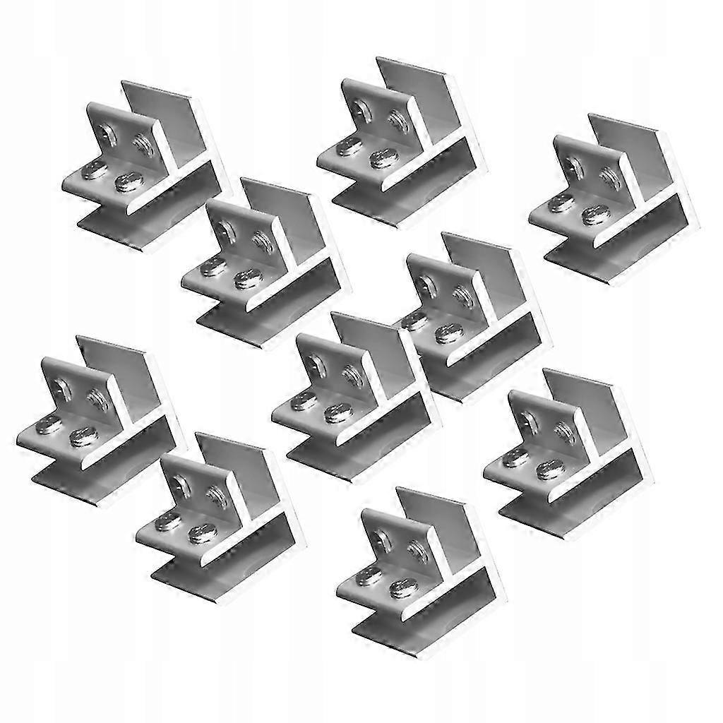 10pcs 90 Degree Glass Corner Clamp Handrail Balustrade Clamp Bracket ...