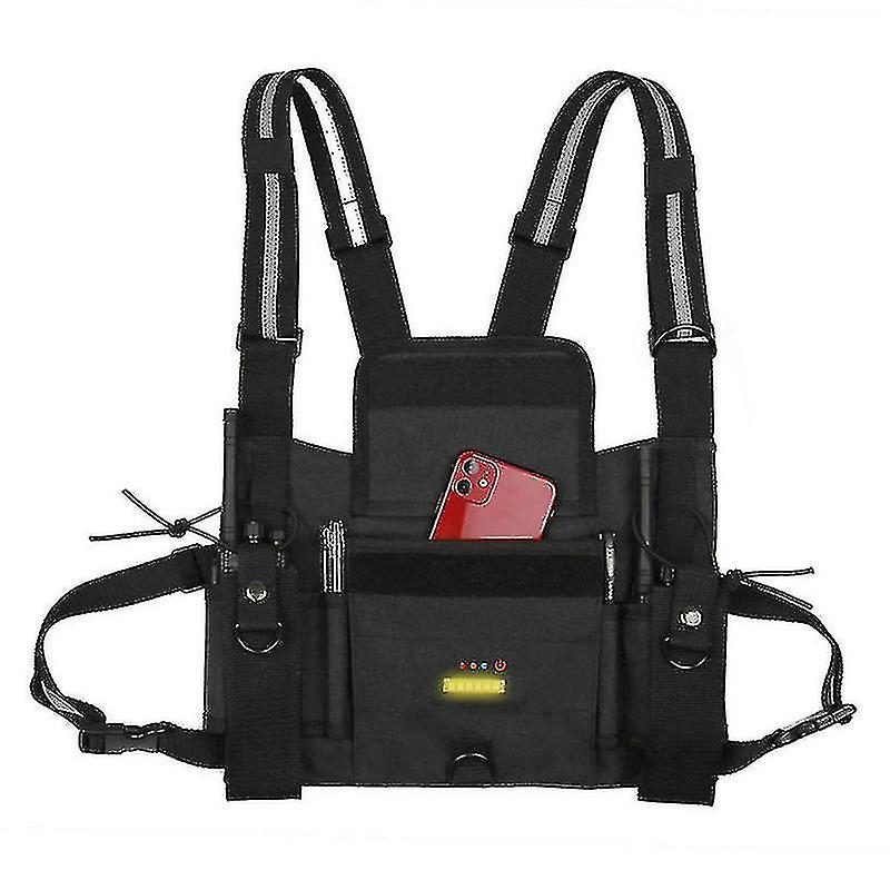 Luiwoon Radio Chest Harness/chest Rig Bag Holster Pack Pouch Holder ...