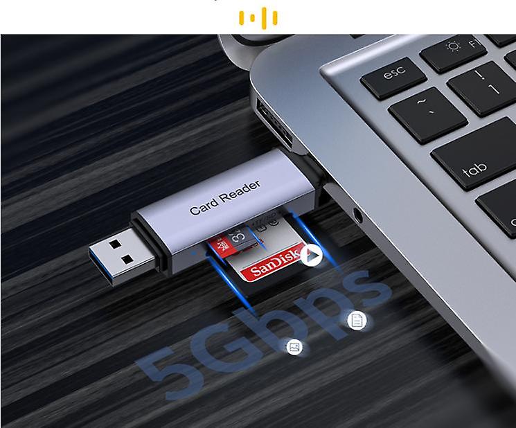 SD/TF card reader, USB3.0 multi-function converter; type-c dual ...