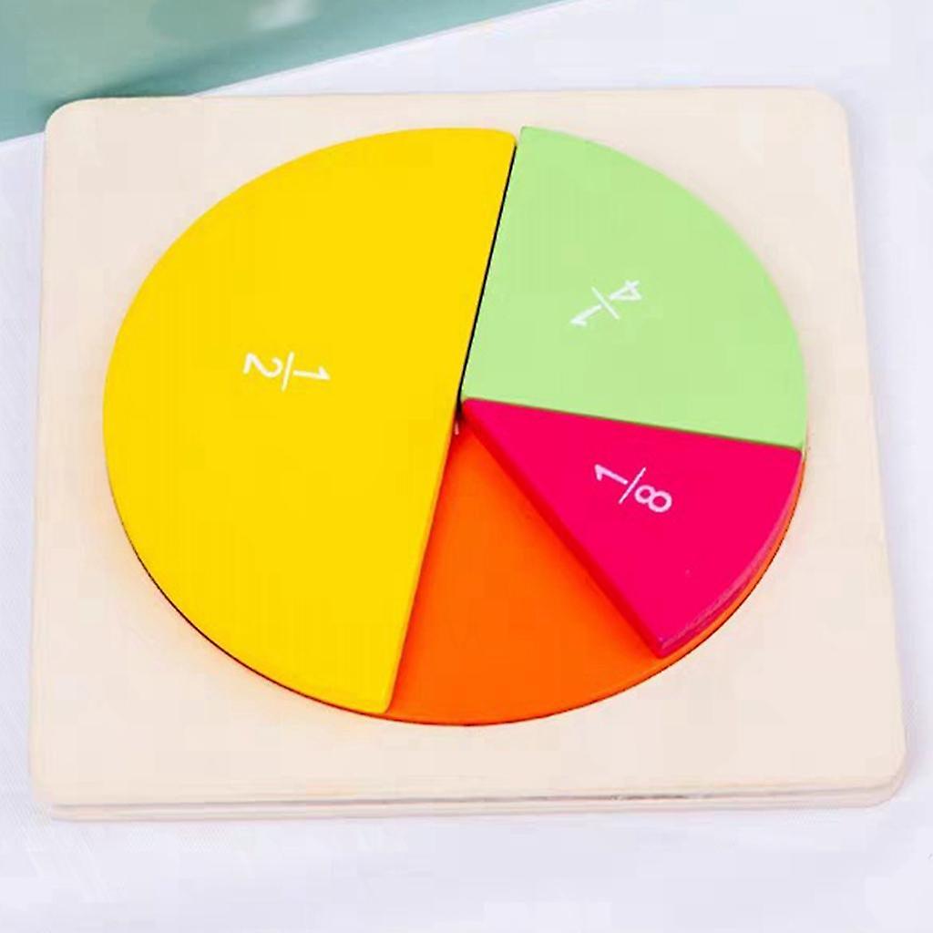 Colorful Math Fraction Blocks Geometric for Home School Mathematics Age ...