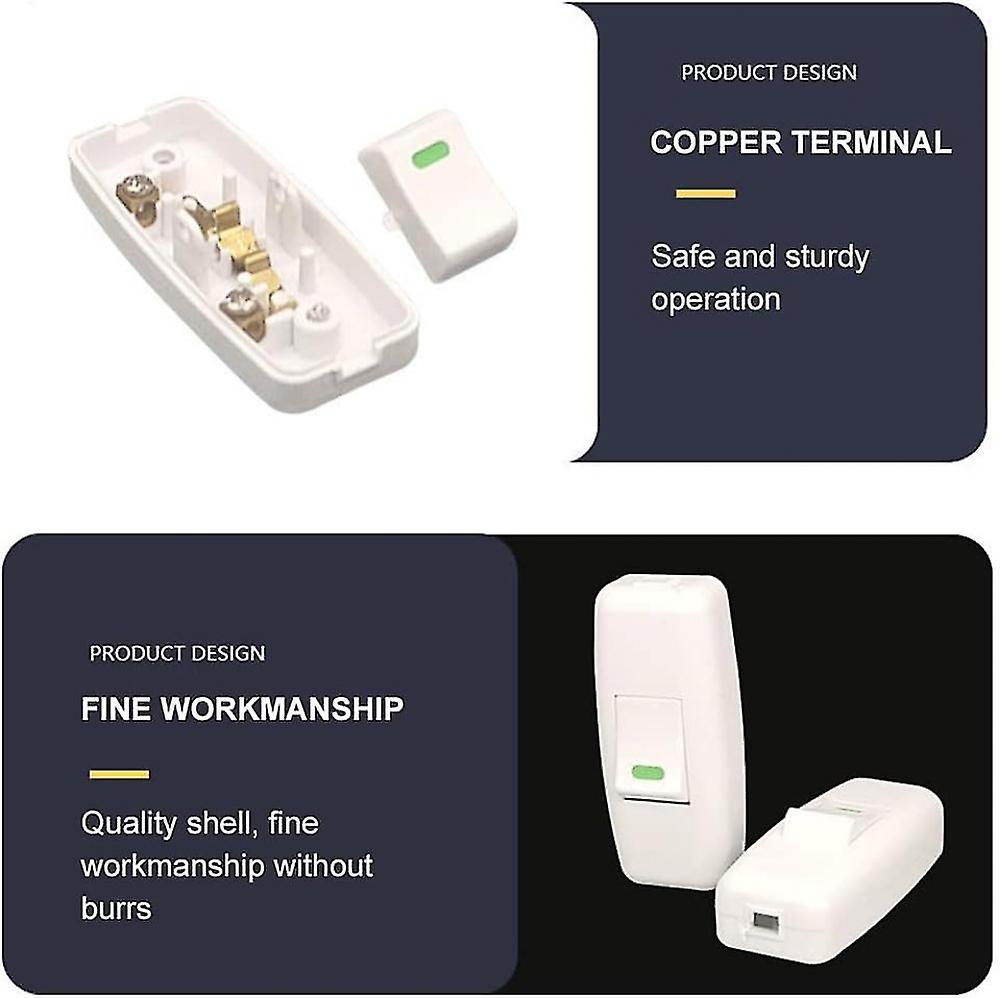 Lamp Switch, Torpedo Switch, Inline Cord Switch, Bedside Lamp Switch, Inline Rocker Switch For ...