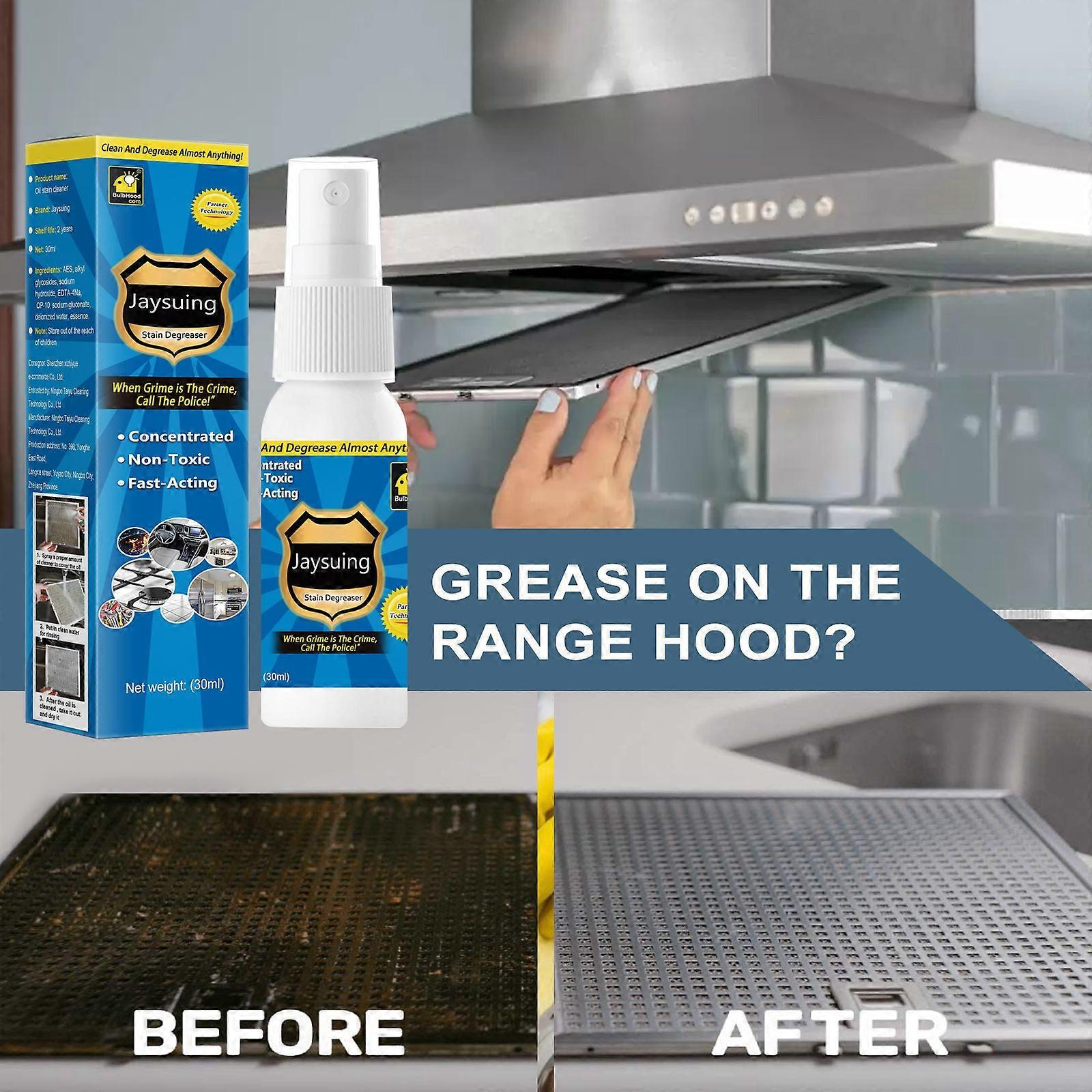 Jaysuing Oil Stain Cleaner Range Hood Heavy Oil Stain Cleaning Stove ...