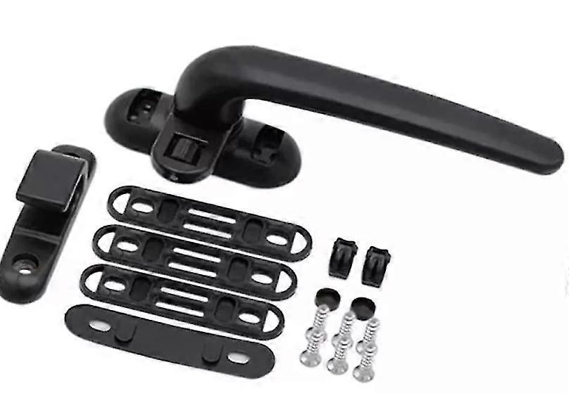 Aluminum alloy and plastic interior window handle - interior and ...