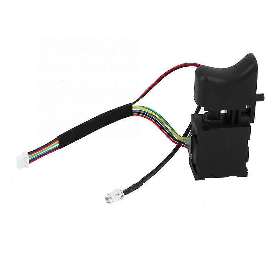 Black Electric Drill Switch Adjustable Drill Speed Controller Brushless ...
