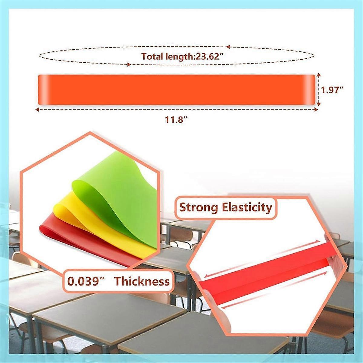 10Pack Chair Bands for Kids with Fidgety Feet, Rubber Bands for Chairs ...