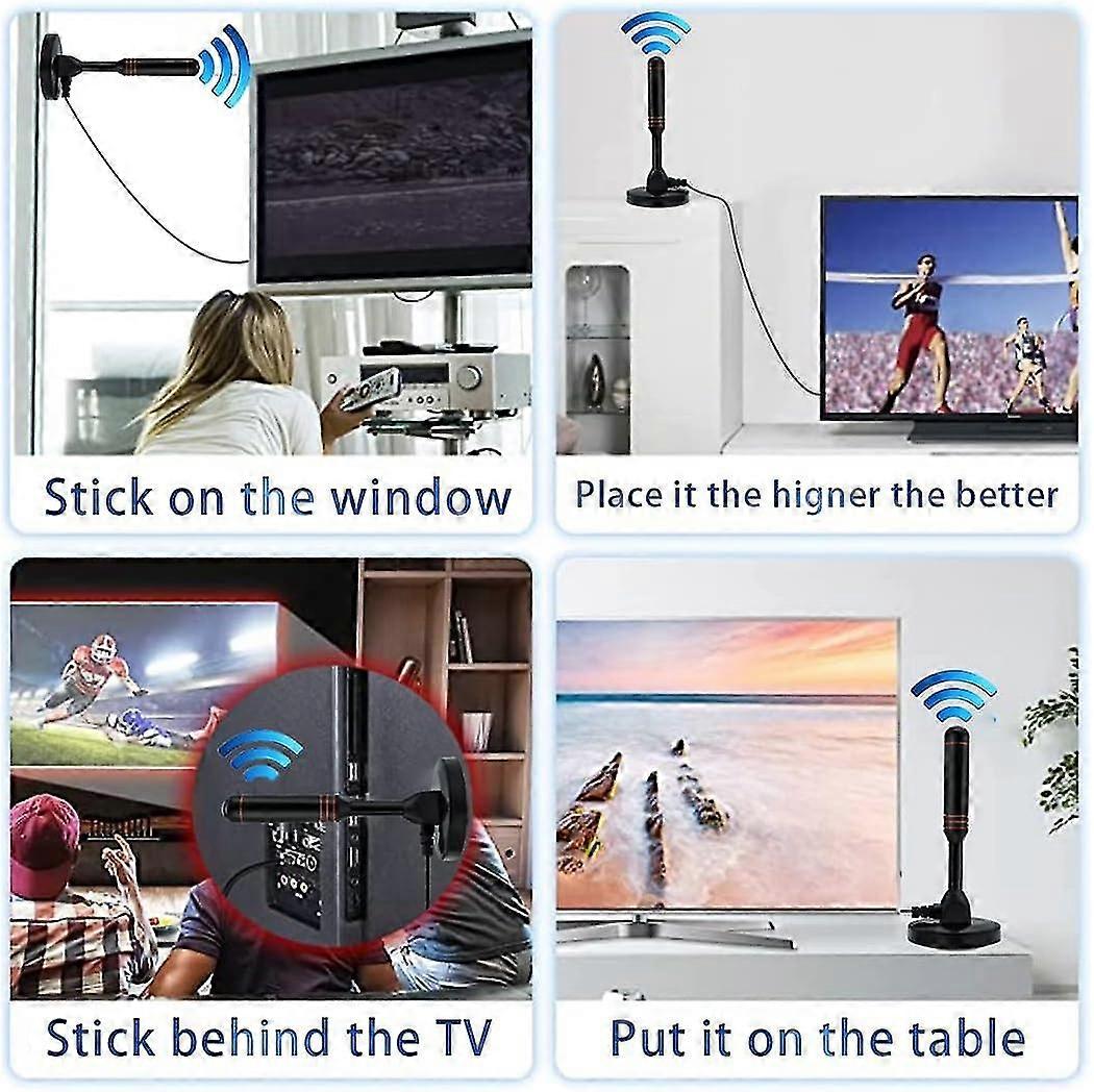 Digital Tv Antenna Dvb-t2 Portable Indoor Outdoor Tv Dtmb Antenna With ...
