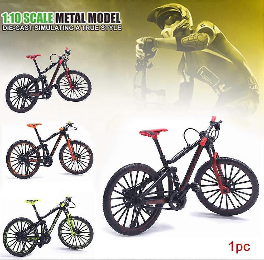 Finger Mountain Bike, Metal Bicycle Model 1:10 Model Cycling Diecast ...