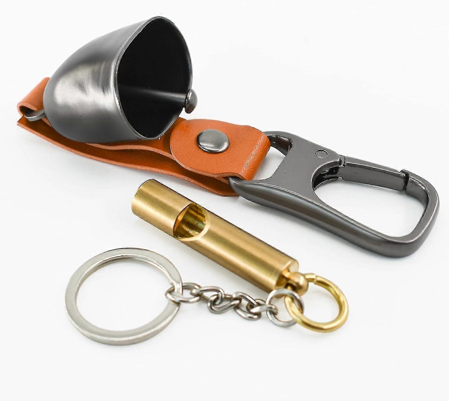 Bear Bells with Emergency Whistles for Bear Deterrent, Loud Bells Bear ...