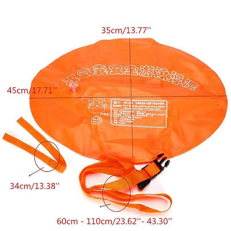 Water Sports Safety Swim Buoy Swim Float Swimming Upset Inflated Device ...