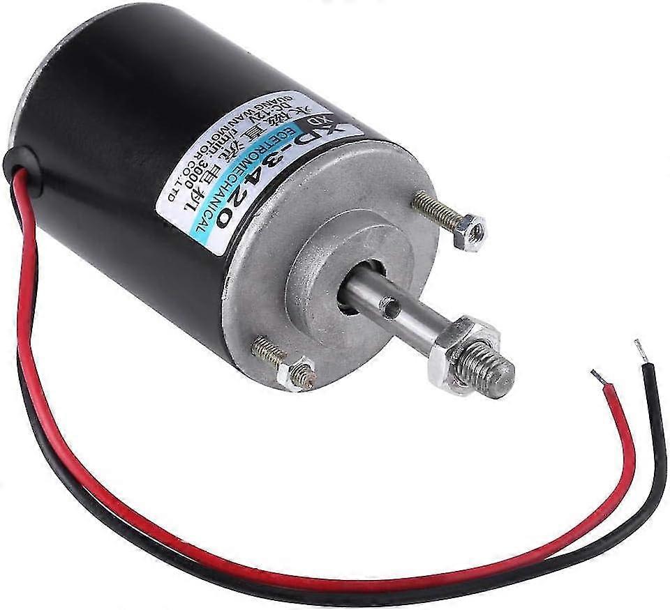 Reversible Electric Gear Motor, 12/24v 30w High Speed Cw/ccw Permanent ...