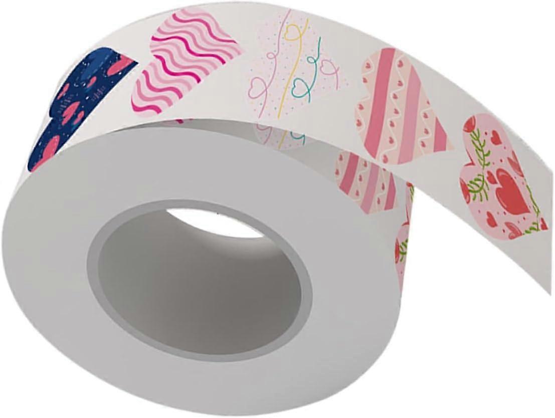 1roll Heart Gift Sticker Decorative Valentines Day Decor Cookie ...