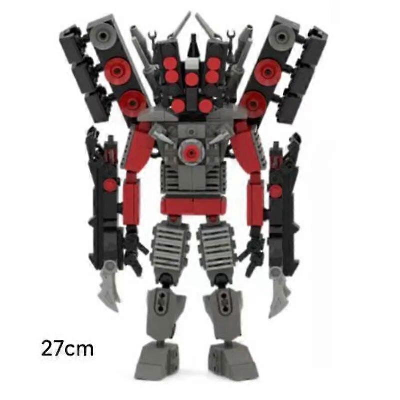 Skibidi Toilet Titans Tv Man Drill Man Cameraman Speakerman Building ...