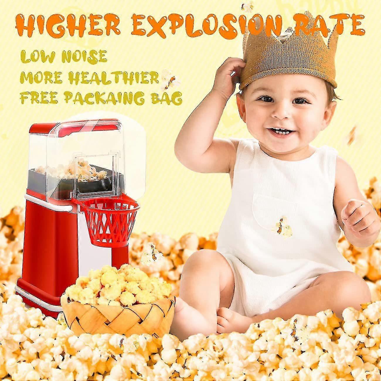 Basket Popcorn Electromechanical Thermal Popcorn Machine Automatic ...