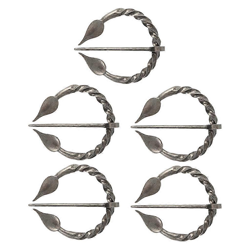 5Pcs Vintage Viking Brooch Norse Fibula Penannular Buckle Clasp Cloak ...