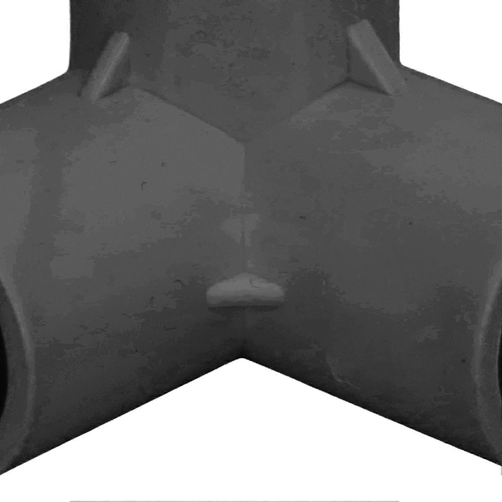 10PCS 3 Way Pipe Fittings PVC Plastic Tee Fitting Elbow Corner ...