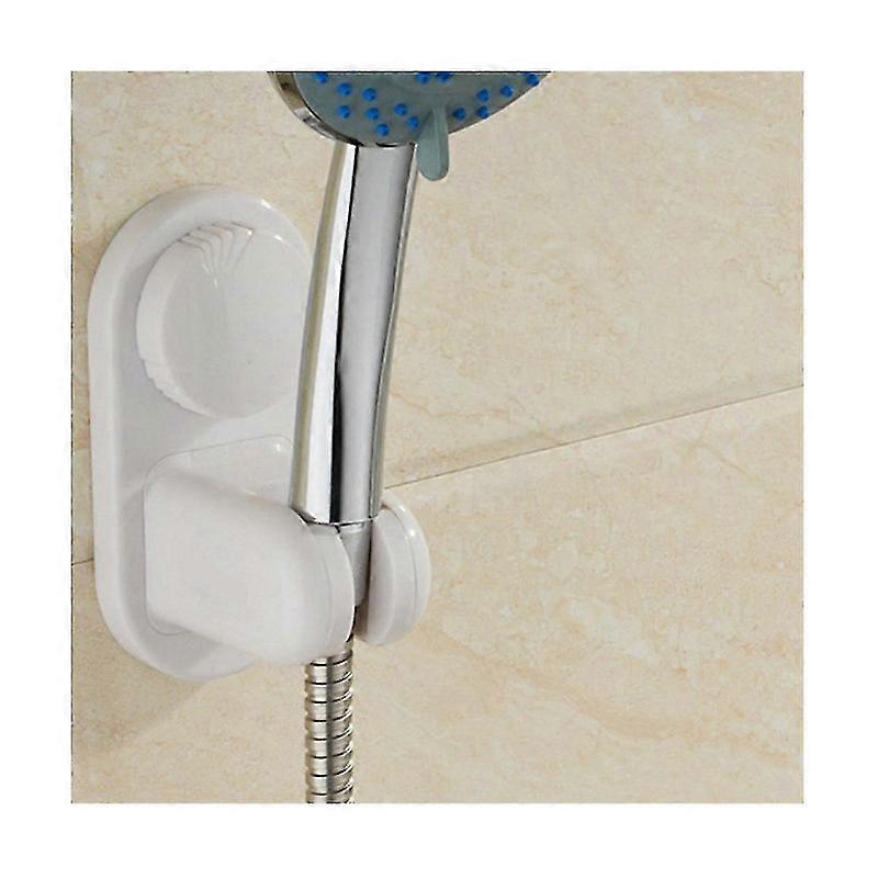 2 Wall Mounted Shower Brackets Bathroom Adjustable Suction Cup Holder ...