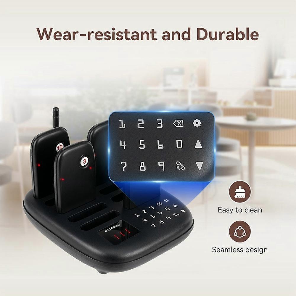 RETEKESS TD175S Restaurant Waiting Pager Set Beeper Buzzer Wireless ...