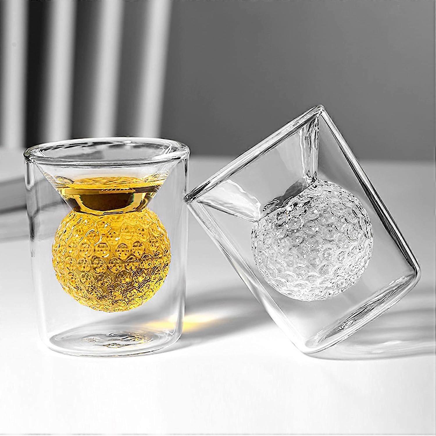 Whisky Glasses 50ml, Crystal Glass Whiskey Tumblers Double Rum Glasses ...