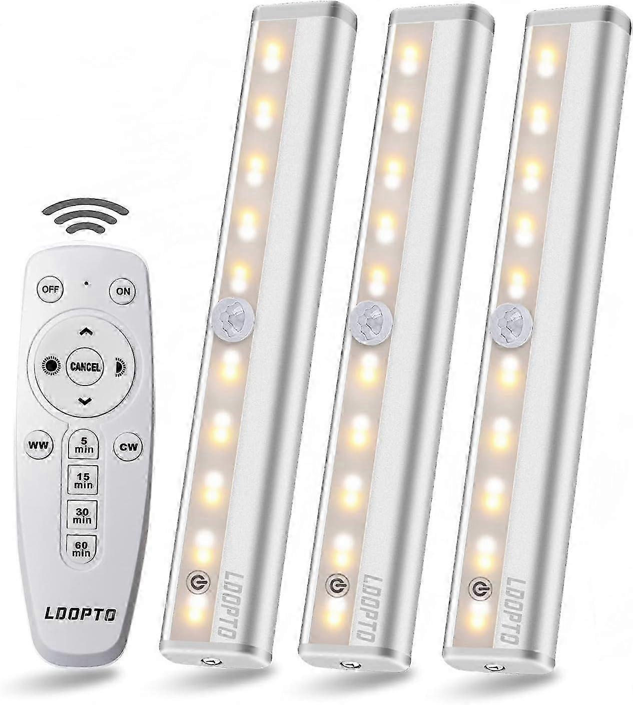 wireless led lamp 3 packs with remote control | wireless wall lamp ...