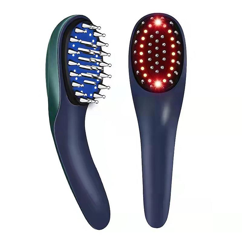 Rf Laser Vibration Massage Comb Red Blue Light Anti Hair Loss Led ...