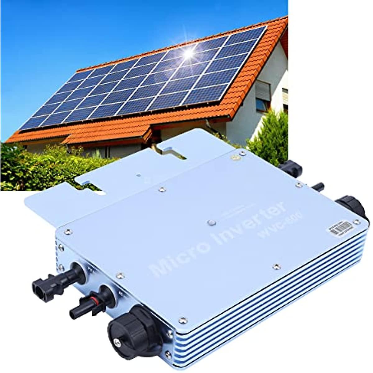 600W 220v Grid Tie Inverter, Stackable Outdoor Waterproof Smart Micro ...