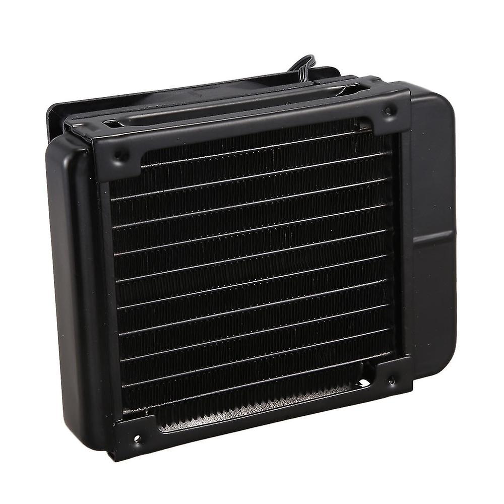 120mm 10 Pipe Water Cooling Cpu Cooler Row Heat Exchanger Radiator With ...