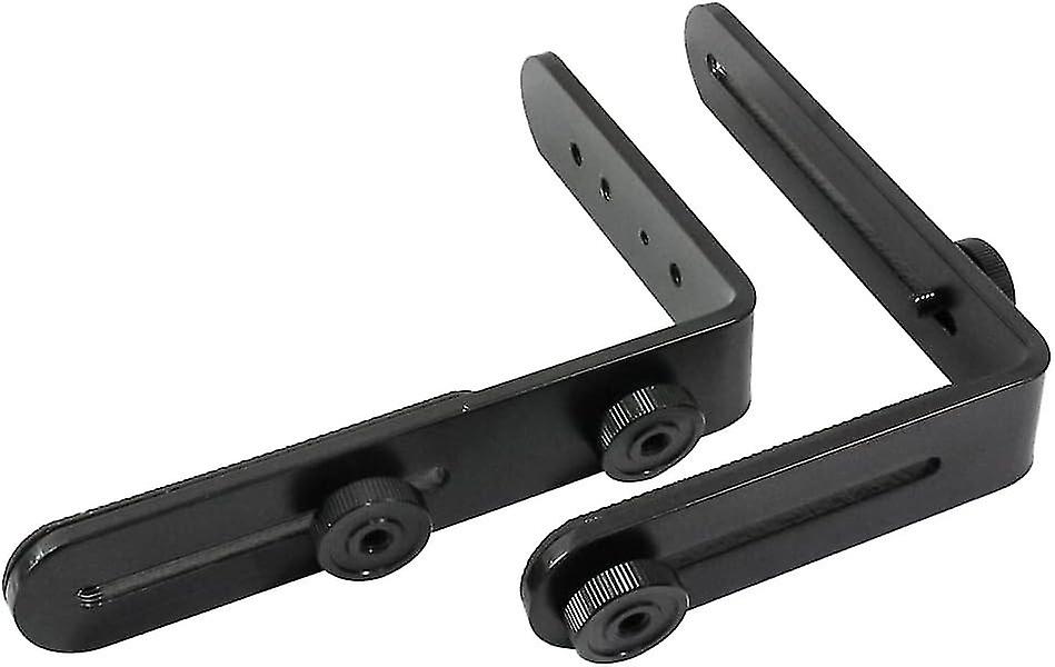 Dual L Shape Camera Flash Bracket, Metal Aluminum Alloy, 1/4" Universal ...