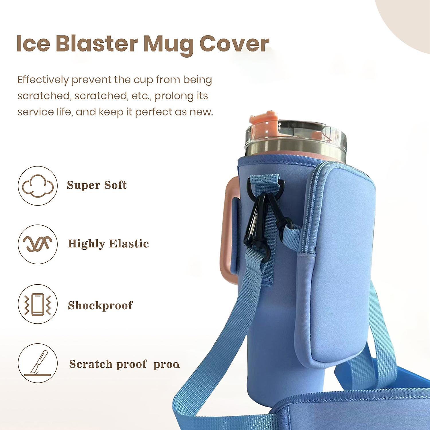 Multifunctional Water Bottle Bag with Zipper Storage Carry Adjustable ...