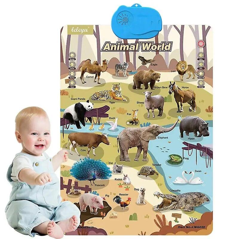 Educational Toys Alphabet Poster Interactive Educational Poster Toy ...