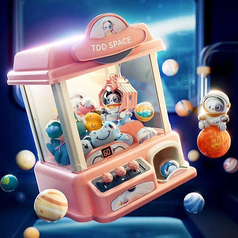 Doll Claw Machine Diy Doll Machine Kids Coin Operated Play Game Clip ...