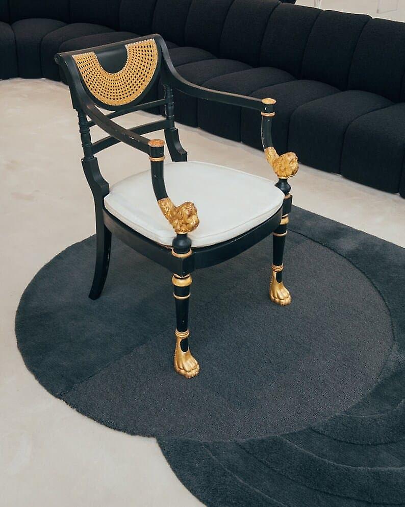 Rida Handloom Handmade Wavy Modern Area Rug Carpet For Bedroom & Living ...